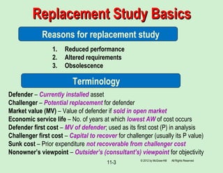 Chapter 11 replacement & retention decisions | PPT