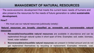 Chapter 11-Sustainable Management of Natural Resources.pptx ...
