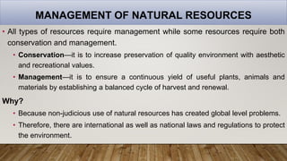 Chapter 11-Sustainable Management of Natural Resources.pptx ...