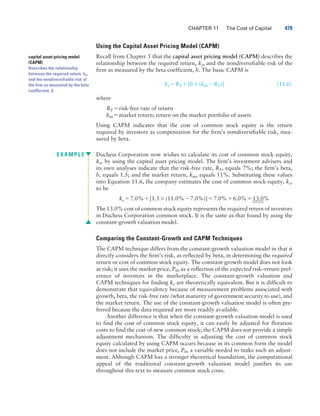 Chapter 11 -The Cost of Capital.pdf useful | PDF