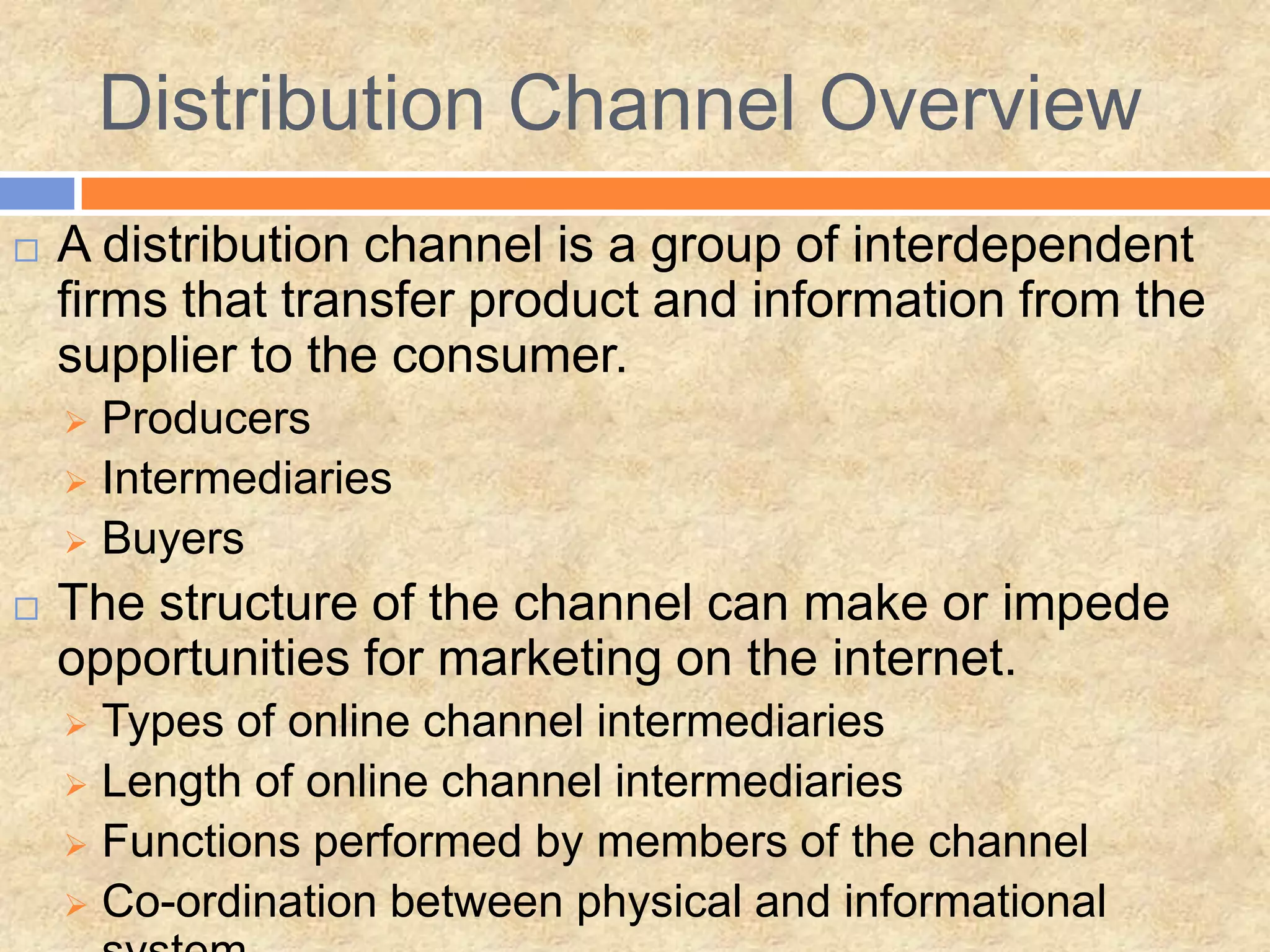 Chapter 11 the internet for distribution | PPTX