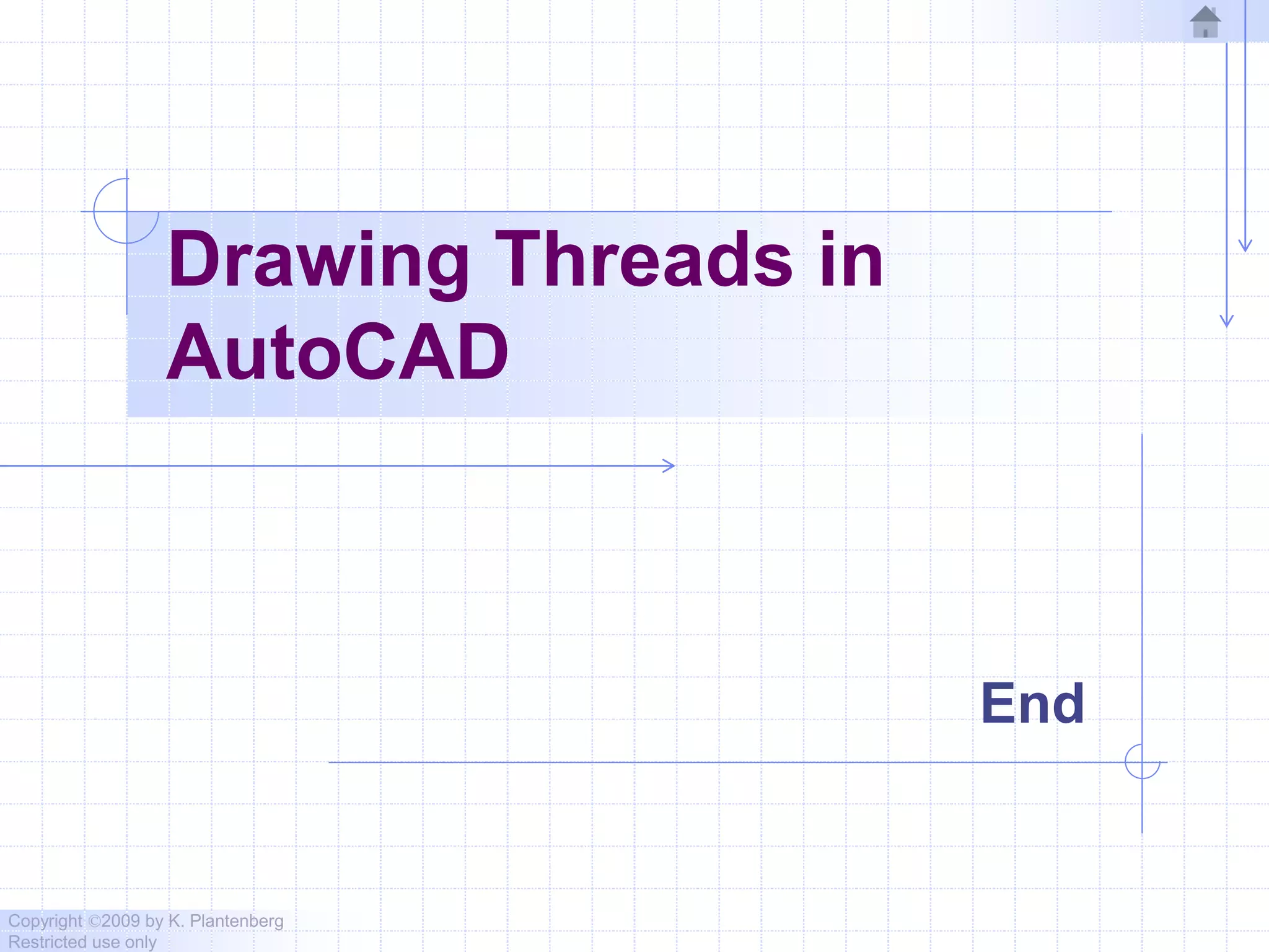 Chapter 11 threads in auto cad 2010 | PPTX | Drawing and Sketching ...