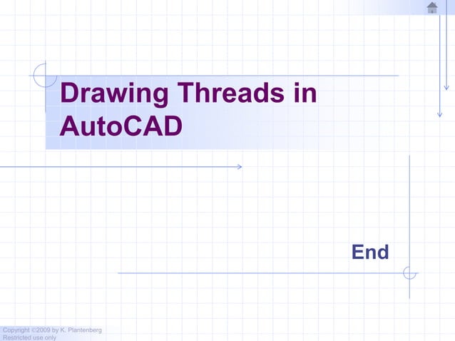 Chapter 11 threads in auto cad 2010 | PPTX | Drawing and Sketching ...