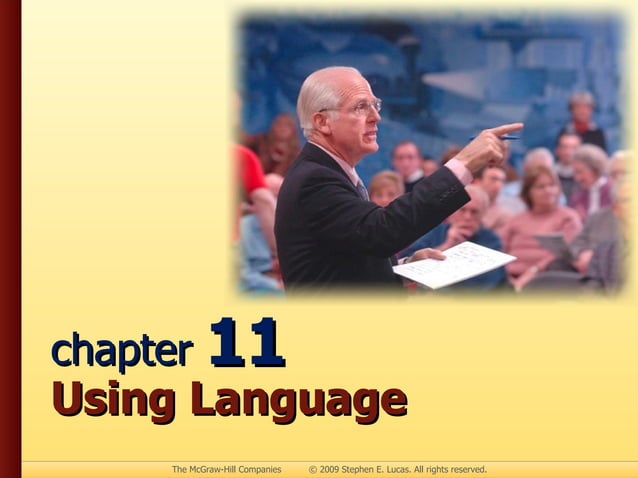 Chapter 11 - Using Language | PPT