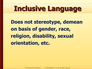 Chapter 11 - Using Language | PPT