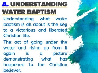 Understanding the Essence of Water Baptism | PDF