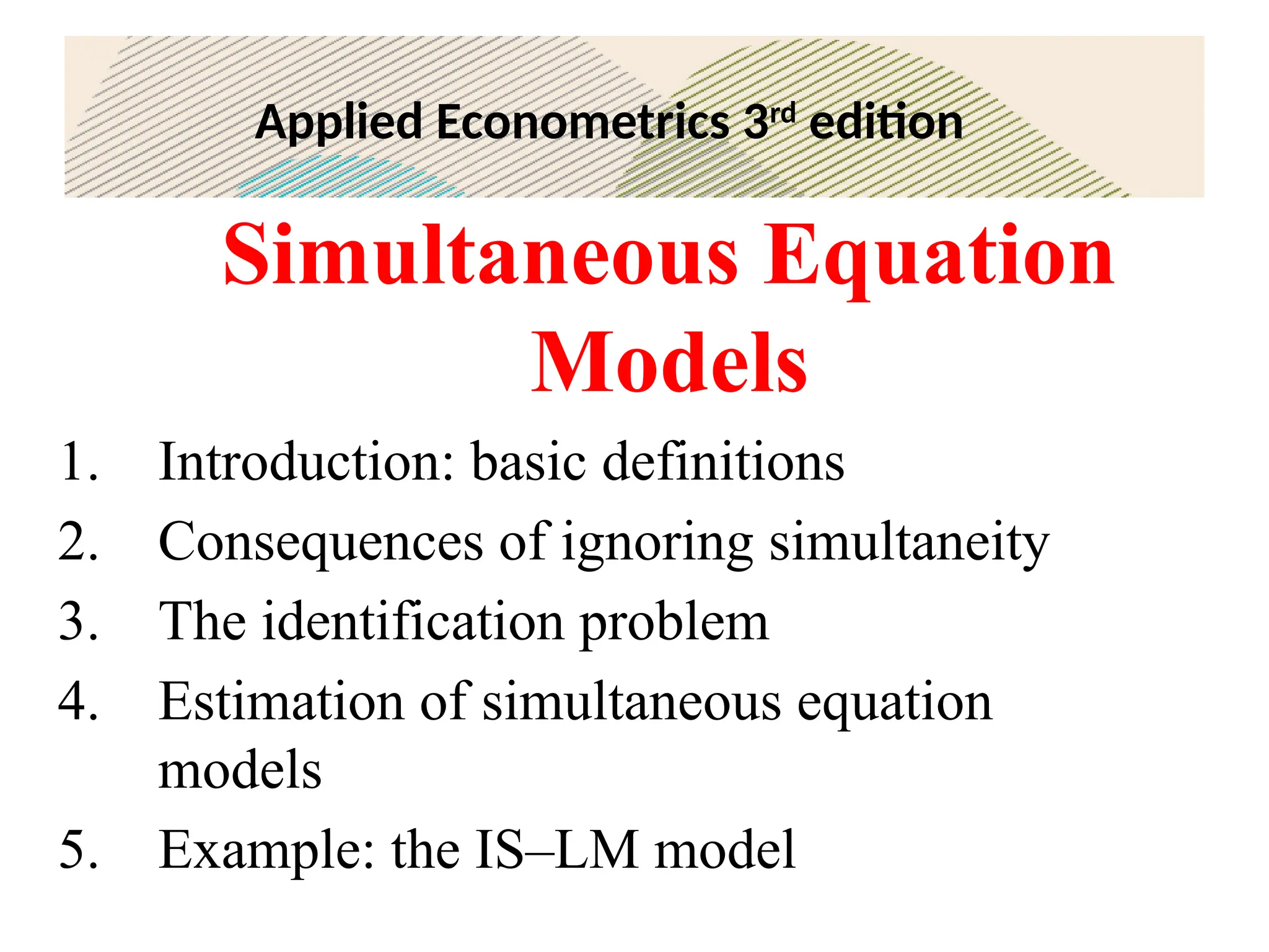 Chapter 11 (1).pptx applied Econometrics | PPTX