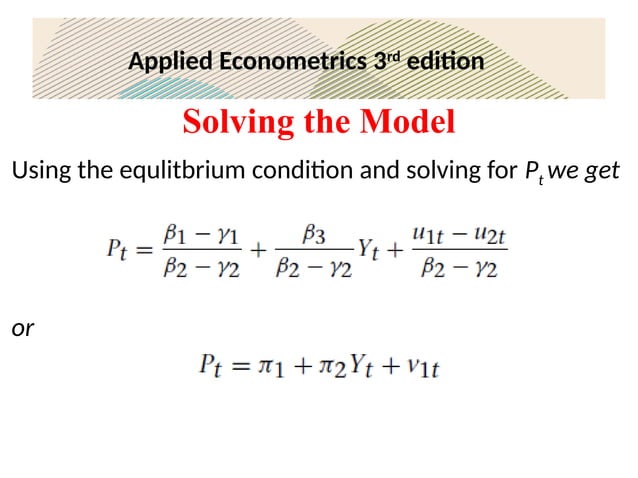 Chapter 11 1 Pptx Applied Econometrics Pptx