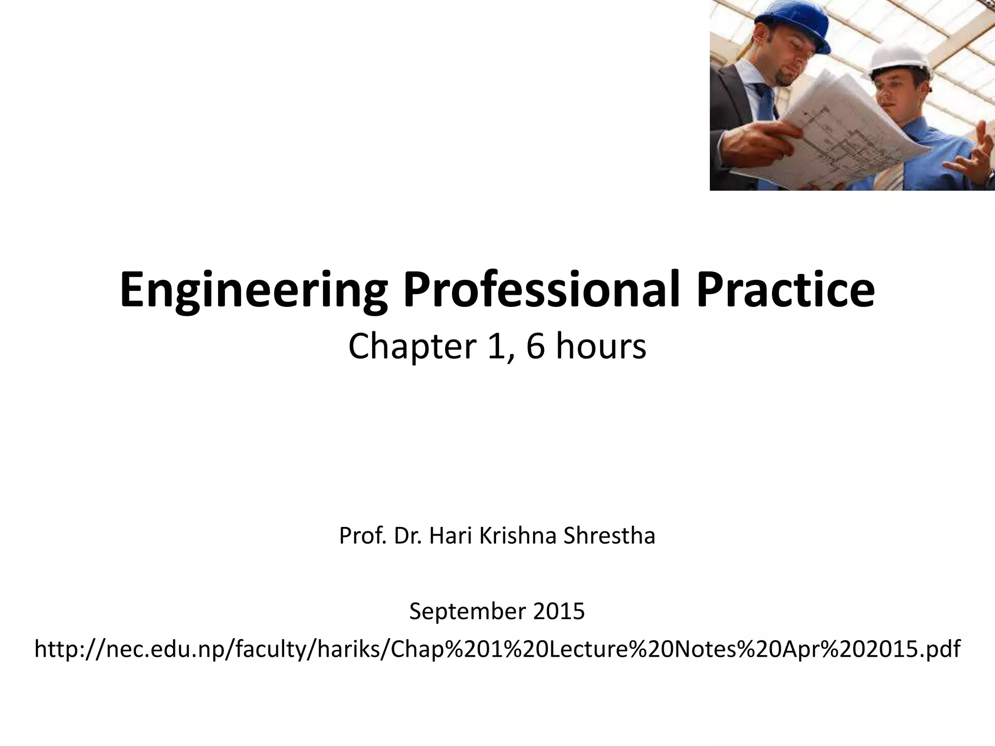 Engineering Professional Practice Pokhara University | PPTX