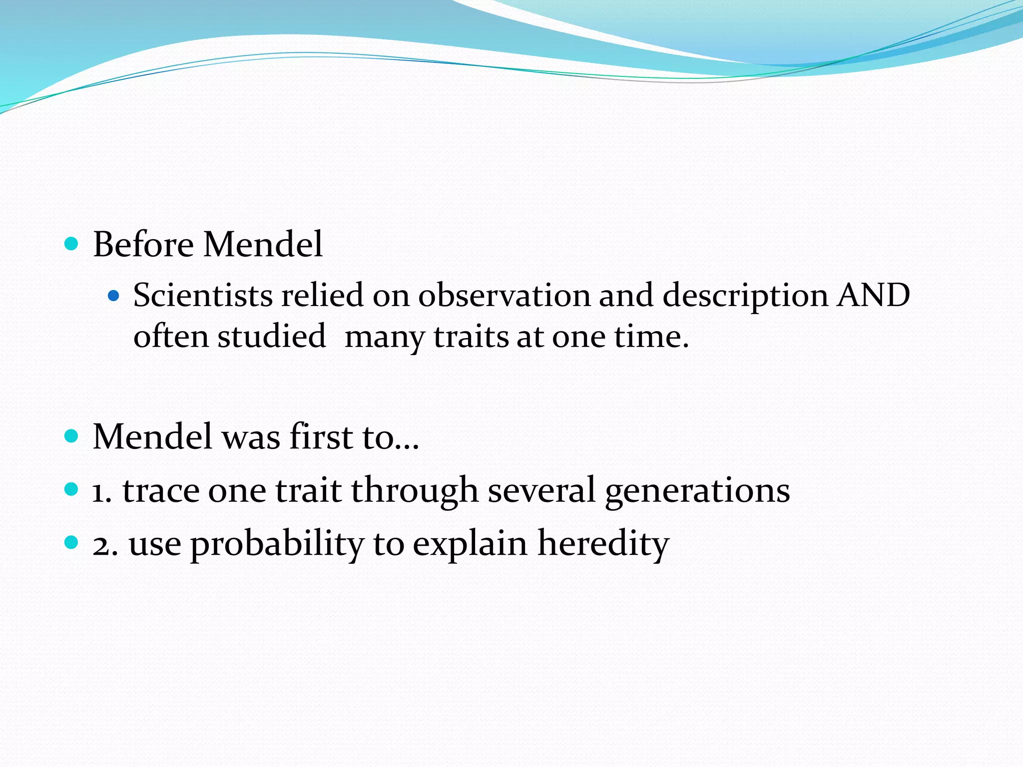Chapter 11 7th grade genetics notes section 1 easy | PPTX