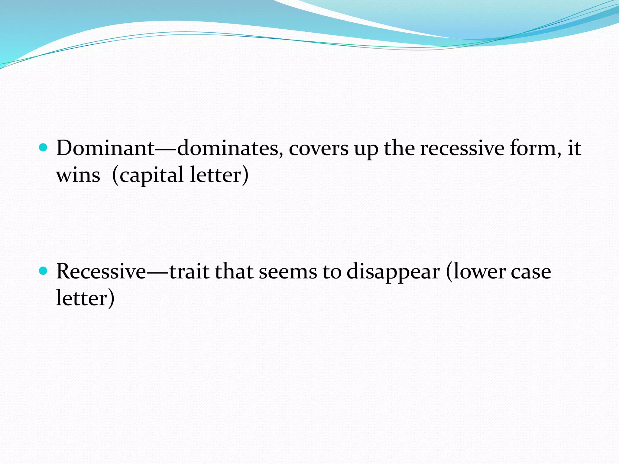 Chapter 11 7th grade genetics notes section 1 easy | PPTX