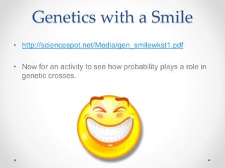 Chapter 11 Introduction to Genetics | PPTX
