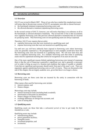 Chapter11 borrowingcosts2008 | PDF