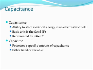 capacitance | PPT