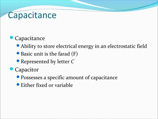 capacitance | PPT