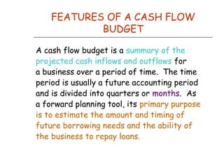 Chapter 11(cash flow budgeting) | PPT