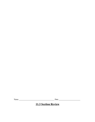 Chemistry - Chp 11 - Chemical Reactions - Notes | DOC