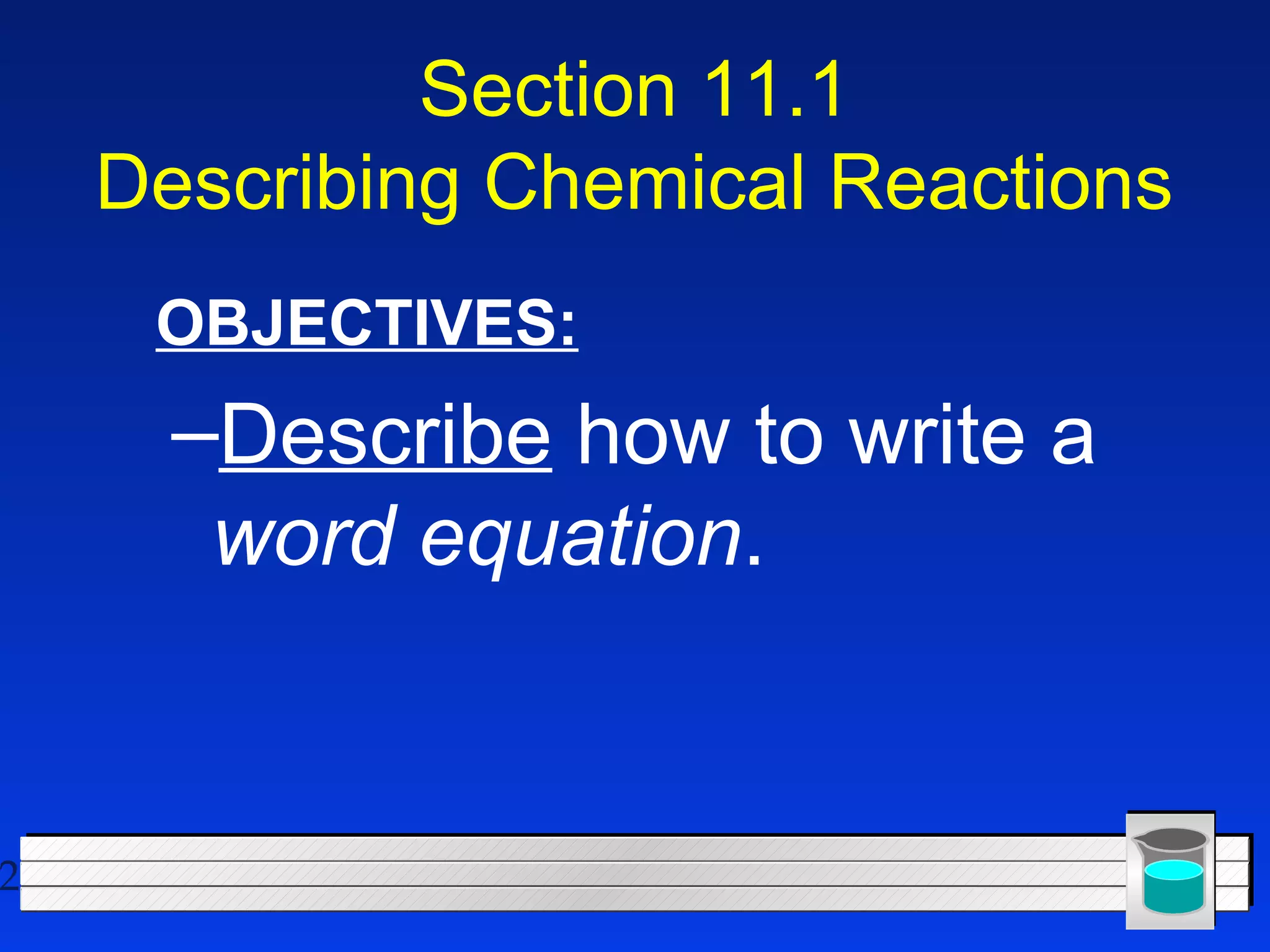 Chemistry - Chp 11 - Chemical Reactions - PowerPoint | PPT