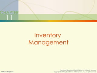 chapter 11 classroom ppt.ppt operations management | PPT