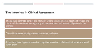 Chapter 11 Clinical and Counseling Assessment.pptx