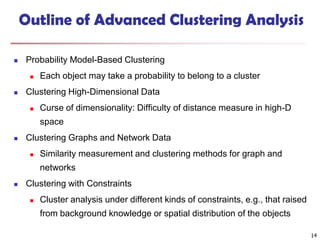 Chapter 11 cluster advanced : web and text mining | PPT