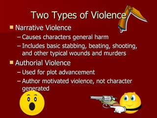 Chapter 11 concerning violence | PPT