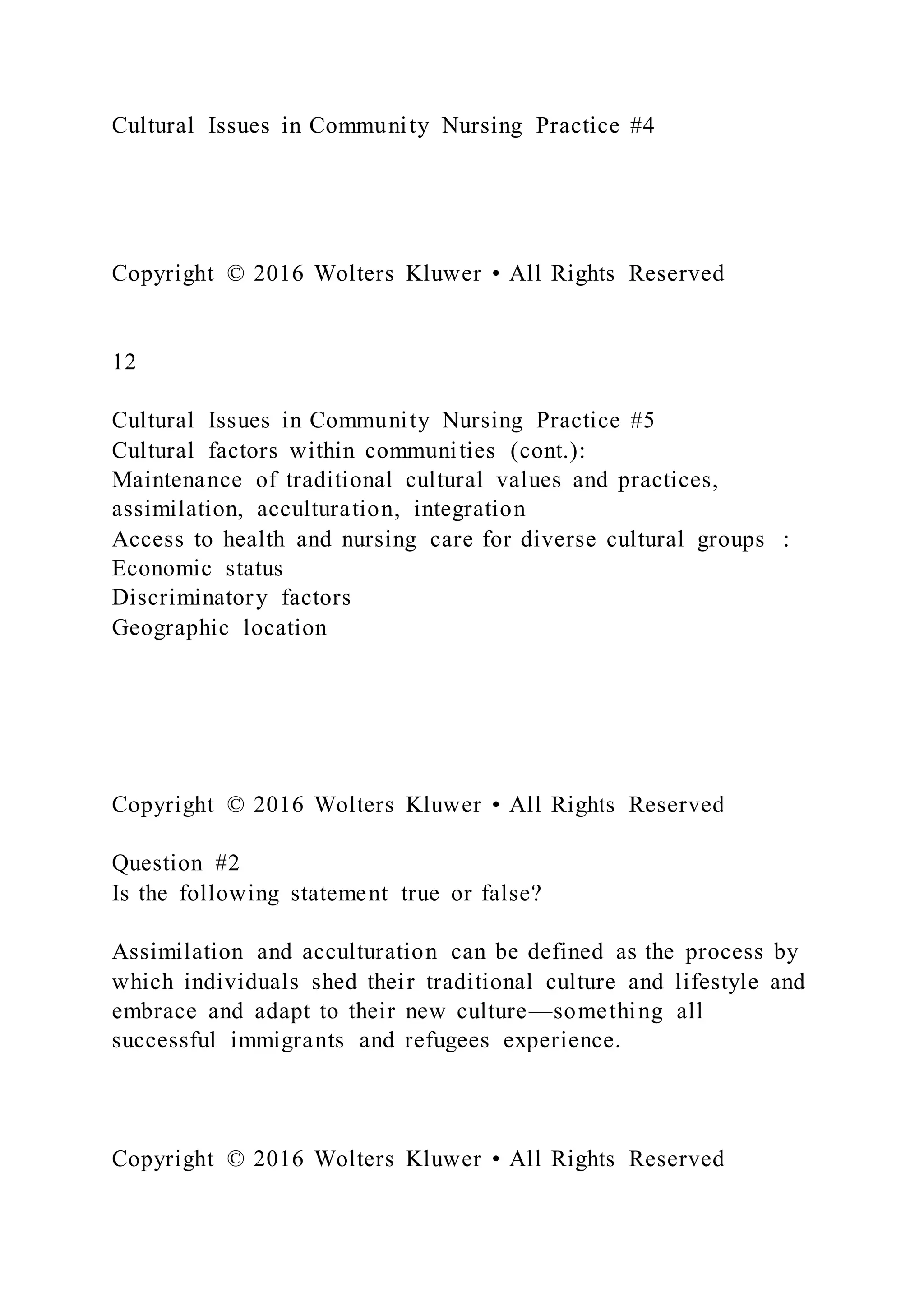 Chapter 11 Culture, Family, and CommunityCopyright © | PDF