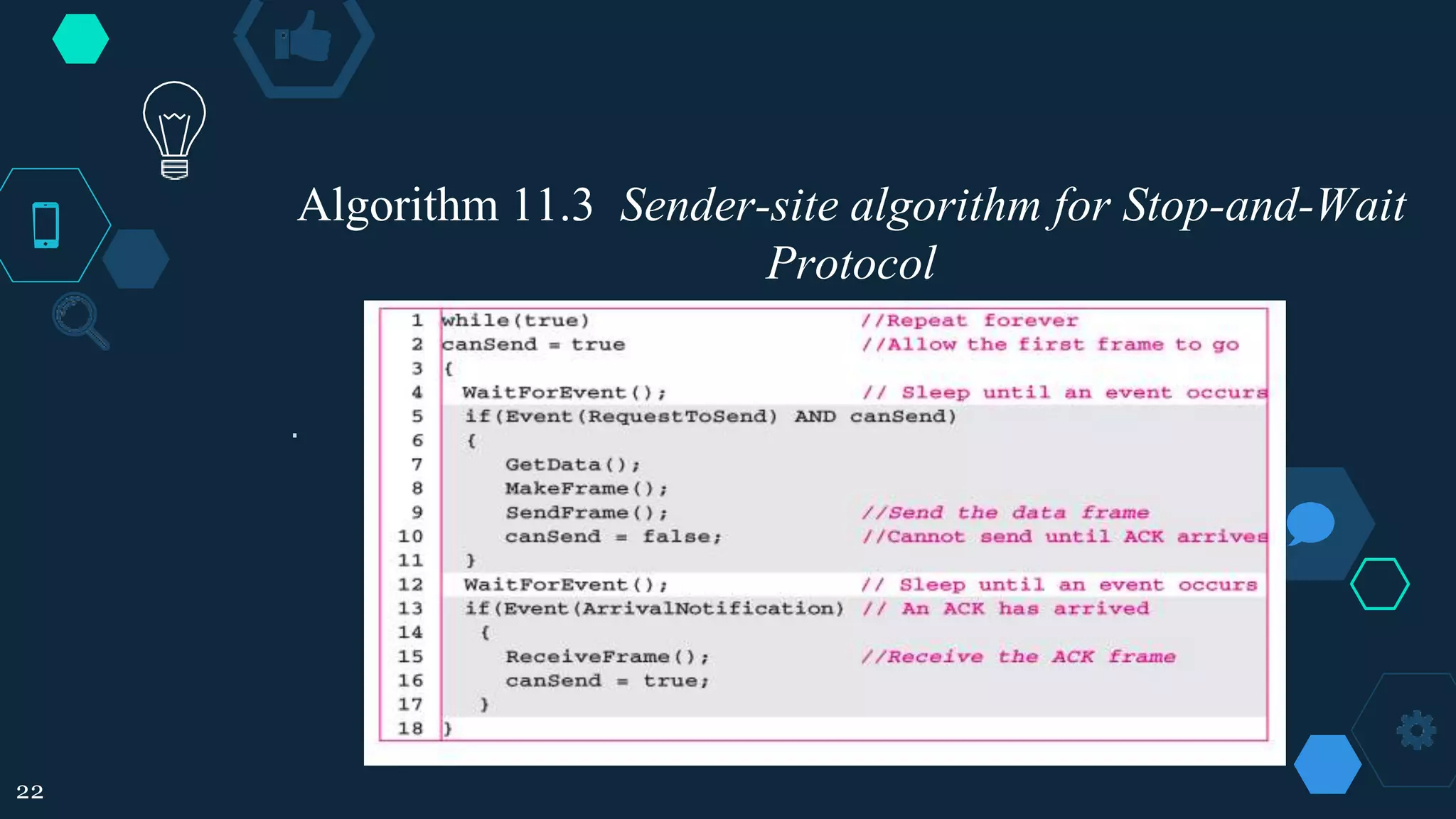 Chapter 11: Data Link Control | PPTX | Computer Networking | Computing