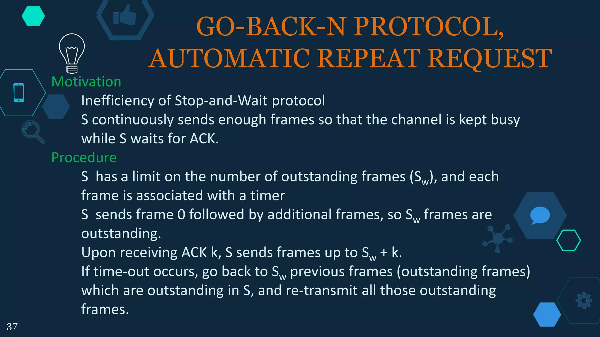 Chapter 11: Data Link Control | PPTX | Computer Networking | Computing