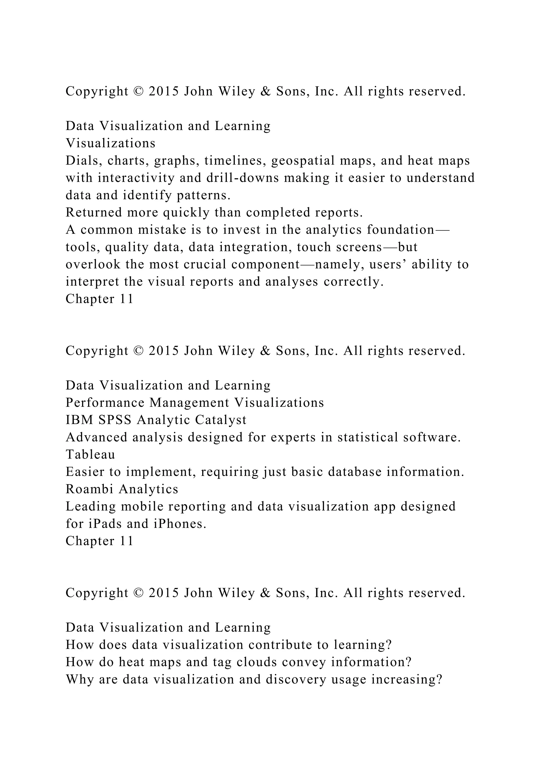 Chapter 11Data Visualization and Geographic Information System.docx