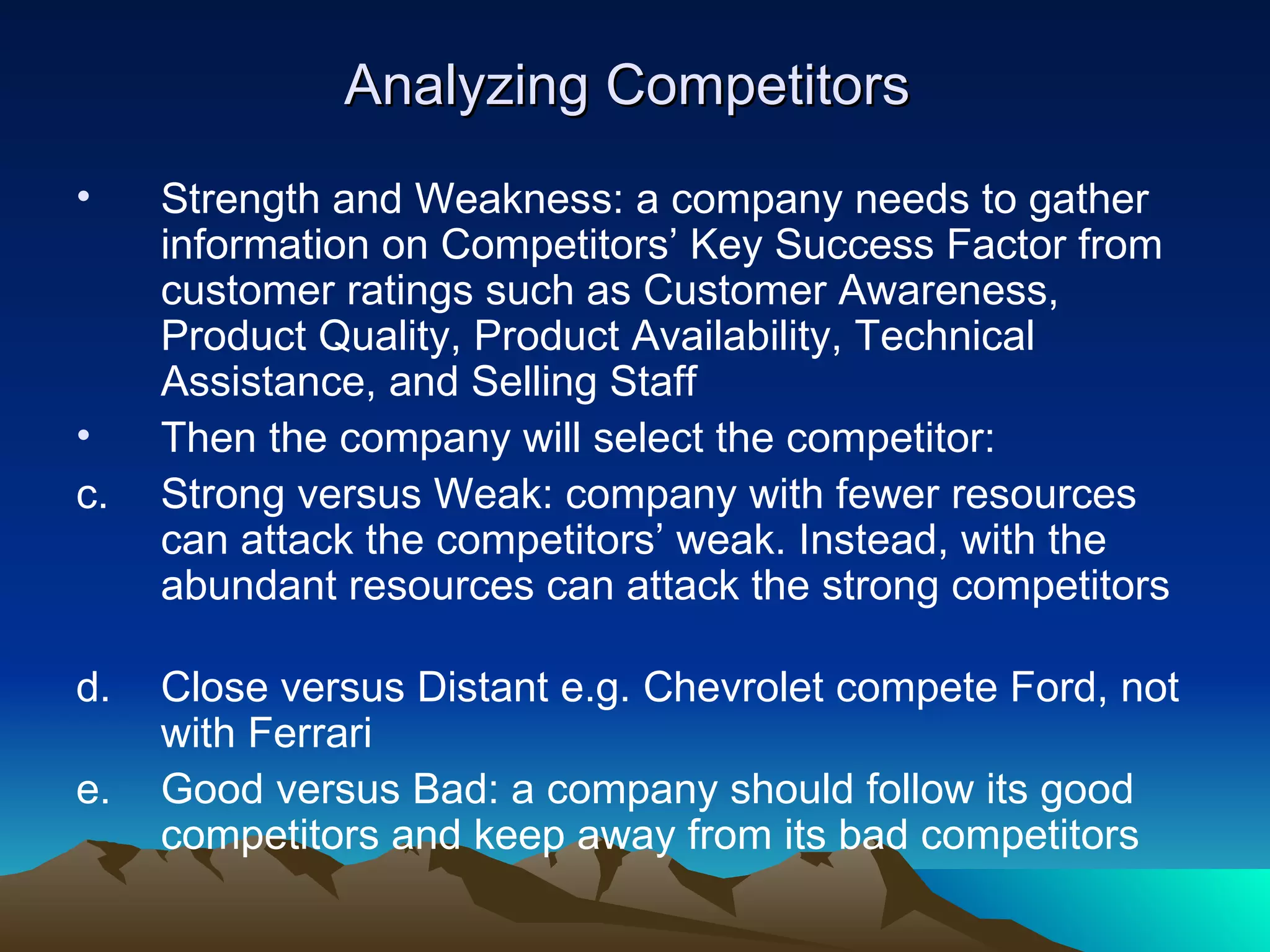 Chapter 11 Dealing With Competition | PPT