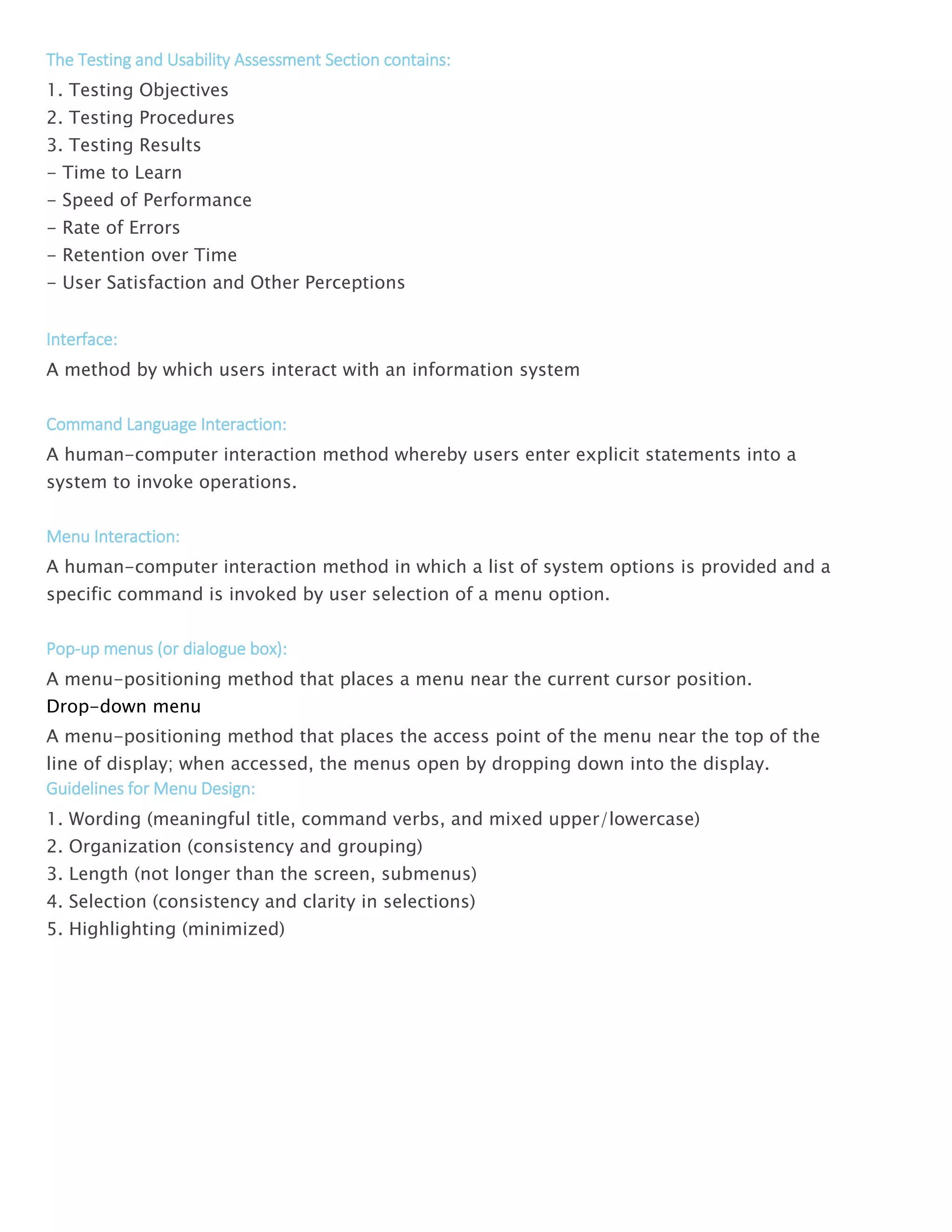 Chapter 11 designing interfaces and dialogues | PDF
