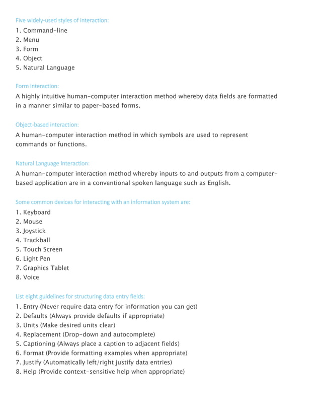 Chapter 11 designing interfaces and dialogues | PDF
