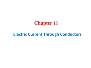 Electric Current | PPTX