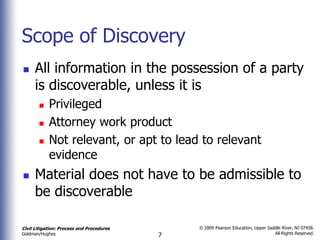 Chapter 11 eleven paralegal in discovery civ lit 2 | PPTX
