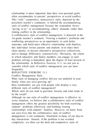 CHAPTER 11 Engaging in Collaborative Problem Solving with Families | DOCX
