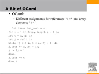 Comprehensive Overview of Functional Programming Languages and Concepts ...