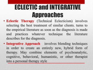 General Issues in Psychotherapy | PPTX