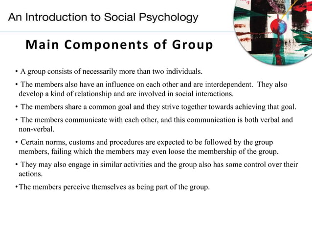 Chapter 11 Group Dynamics | PPT