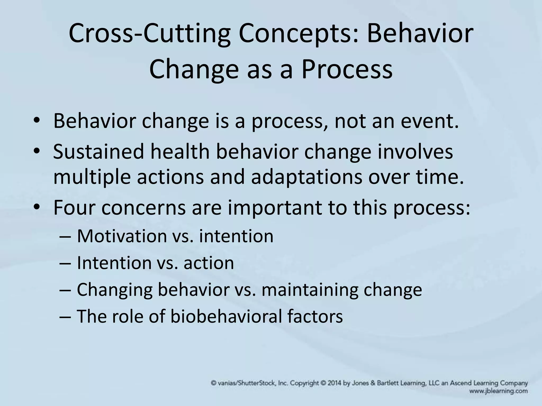 Chapter 11 health behavior theories | PPT