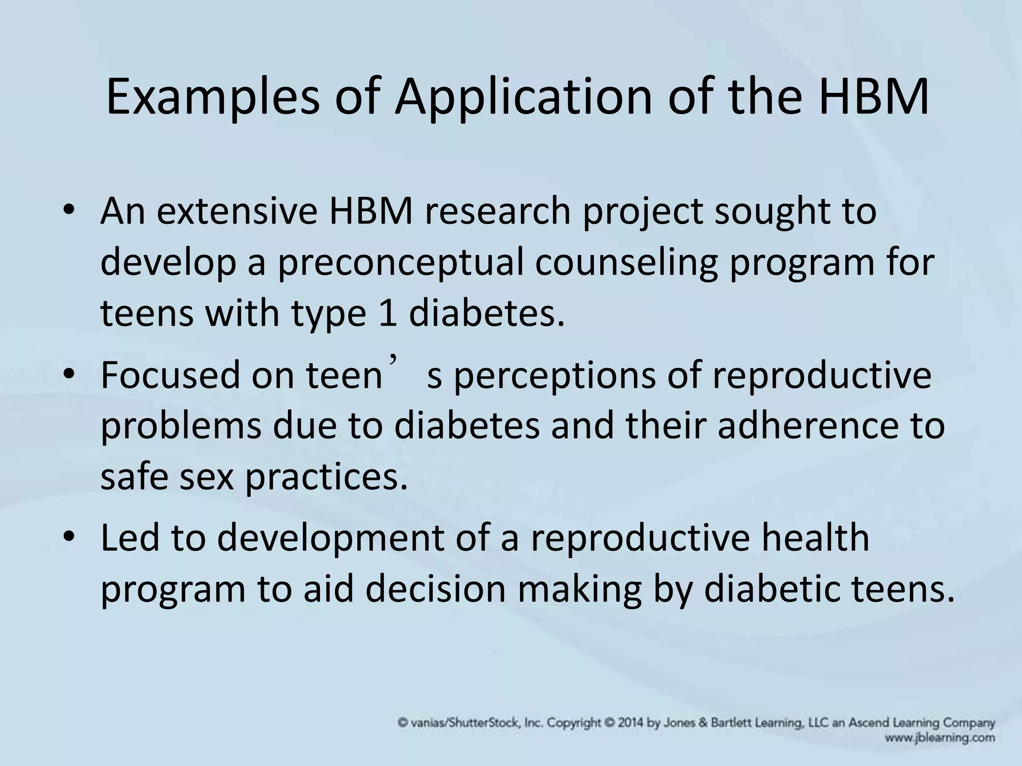 Chapter 11 health behavior theories | PPT