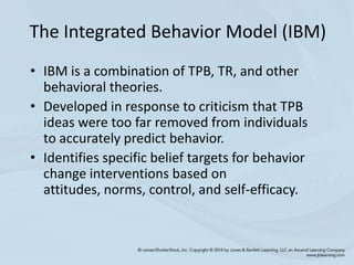Chapter 11 health behavior theories | PPT