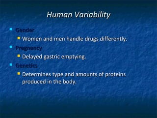 Chapter 11 human variability | PPT | Endocrine and Metabolic Diseases ...
