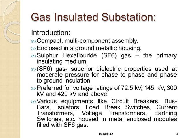 Chapter 11 Introduction to Gas Insulation Substation (GIS).pptx