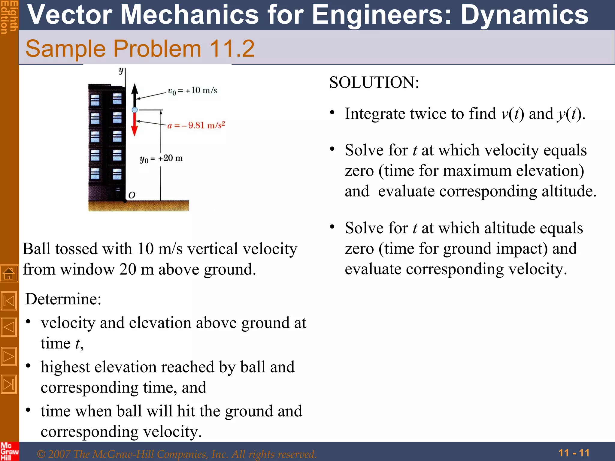 Chapter 11 kinematics of particles | PPT