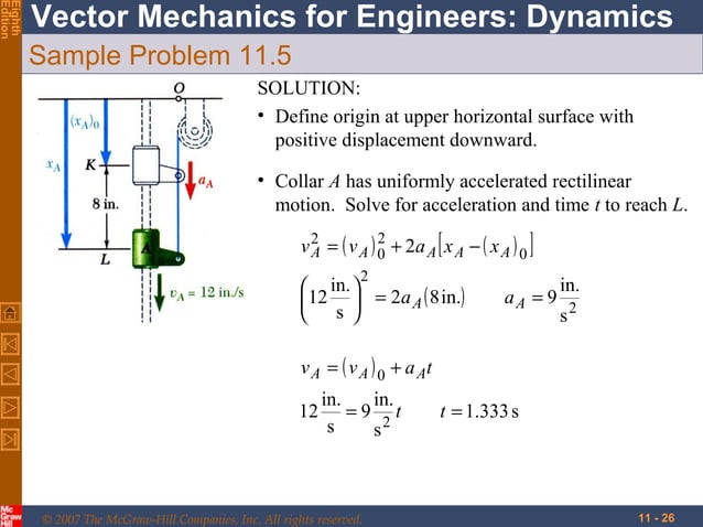 Chapter 11 kinematics of particles | PPT