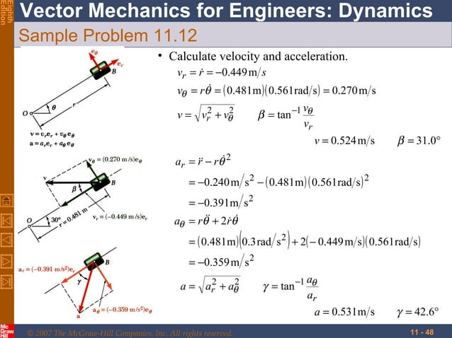 Chapter 11 kinematics of particles | PPT