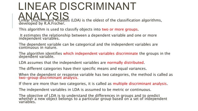 Chapter 11 KNN Naive Bayes and LDA.pptx | Free Download