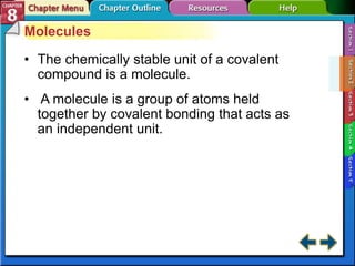 CHAPTER 11 L2 covalent bonds.ppt chemical bonds | PPT | Chemistry | Science