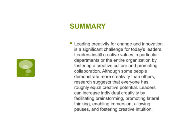 Chapter 11 Leadership - Leading change | PPTX | Executive Leadership ...